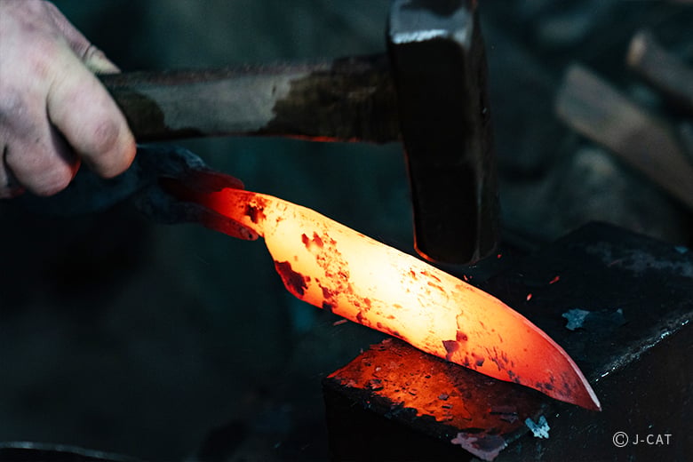 Craft a Handmade Kitchen Knife of Traditional Tamahagane Steel at ...